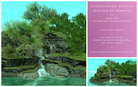 Second Life Marketplace - [F] Landscape 9 - Coastal Cliffs - SUMMER